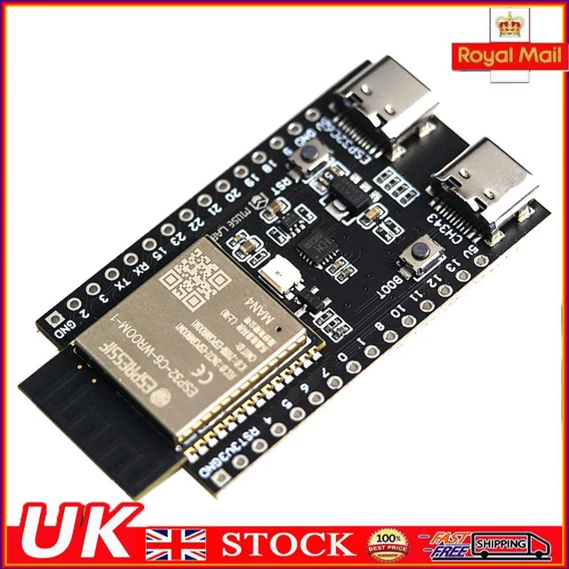 Esp32 C6 Development Board Dual Type C Esp32 C6 Wroom 1 Core Board 512kb Sram £1029 Picclick Uk