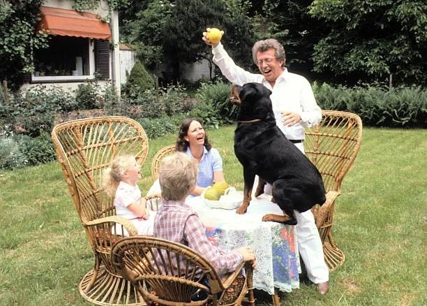 DIETER THOMAS HECK wife Ragnhild daughter Saskia son Kim Rottweil- 1981 ...