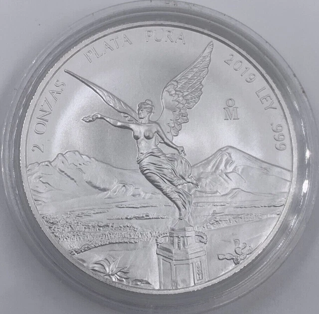 2019 MEXICAN LIBERTAD 2oz Silver Coin | Comes In Capsule | a9037 £81.65 - PicClick UK