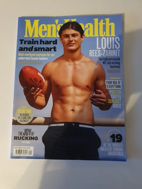 MEN'S HEALTH UK Magazine September 2024 Louis Rees-Zammit £2.25 - PicClick UK