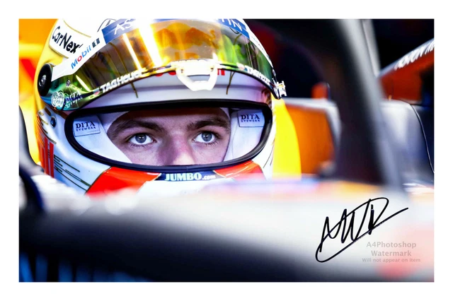 MAX VERSTAPPEN 2022 Signed A4 Autograph Photo Print £7.99 - PicClick UK