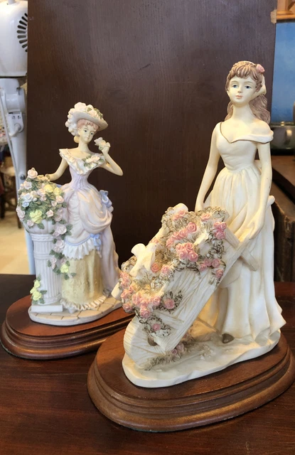 LEONARDO COLLECTION LADY Collectible Figurines Constance And The Flower ...