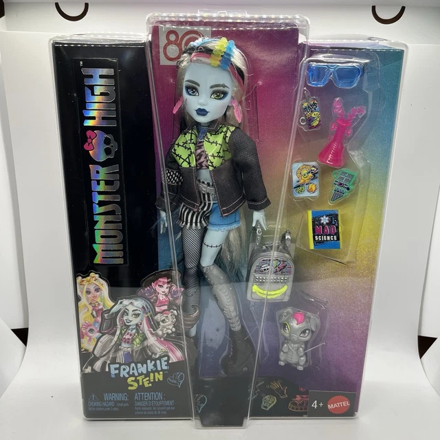 MONSTER HIGH FRANKIE Stein G3 Core Refresh Fashion Doll & Pet Watzie ...