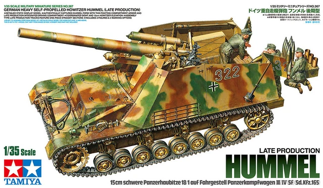 TAMIYA TA-35367 1/35 German Heavy Self-Propelled Howitzer Hummel Late ...