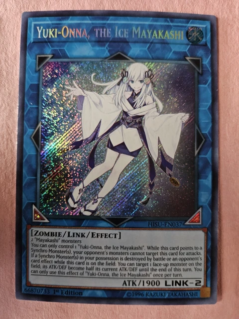 YUGIOH-YUKI-ONNA, THE ICE Mayakashi-Secret Rare-Hisu-En037 $3.99 - PicClick CA