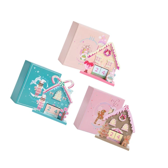 2026 WOODEN ADVENT Calendar Festive Decor, Unique Multifunctional ...