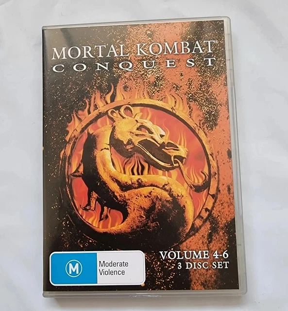 MORTAL KOMBAT CONQUEST DVD : Vol 4-6 (3 Discs) Region 4 - Free Post ...