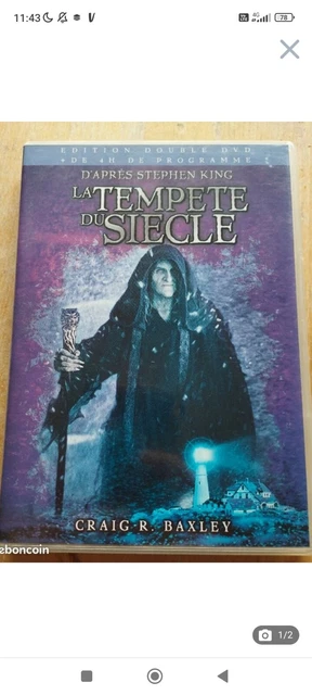 LA TEMPÊTE DU Siècle. Stephen King. 2dvd. VF. Rare EUR 75,00 - PicClick FR