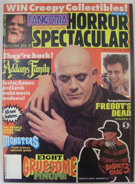 FANGORIA HORROR SPECTACULAR 5 Horror Movie Magazine Freddy's Dead ...
