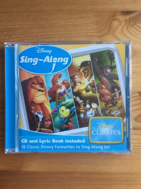 DISNEY SING-ALONG CD Album - Classics, Frozen, Lion King, Toy Story ...