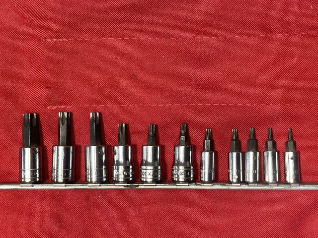 SNAP ON TOOLS 11pcs Torx Socket Driver Set T8 - T55 1/4" and 3/8" Drive EUR 92,41 - PicClick DE