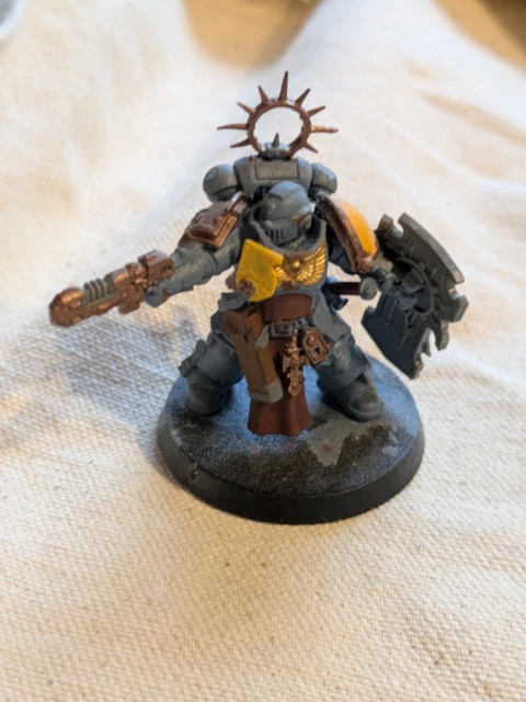 INDOMITUS PRIMARIS SPACE Marine Ultramarines Lieutenant - Painted ...
