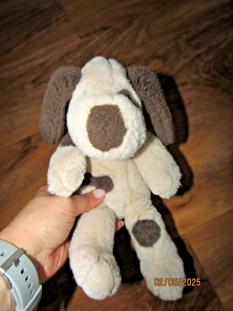 THE MANHATTAN TOY Company Brown & Beige Patch Puppy Dog Soft Plush Toy ...