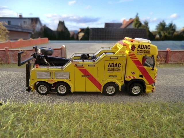HERPA SCANIA CR/CS 4a Empl Wrecker "ADAC Truck Service"Eigenbau/Umbau ...