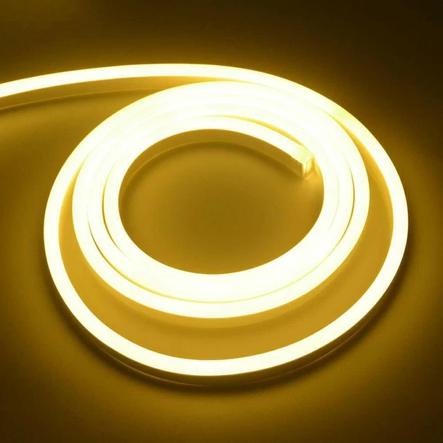 NEON LED STRIP Streifen Leuchte Flexibel diffus 230V Dimmbar Party 1 ...