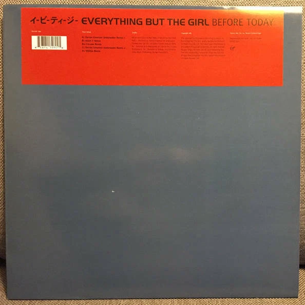 EVERYTHING BUT THE Girl - Before Today (Vinyl) EUR 24,59 - PicClick FR