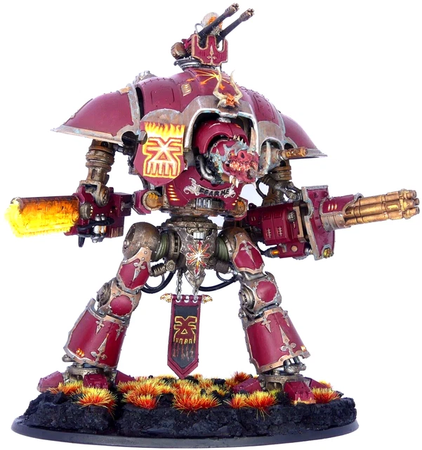 WARHAMMER 40K WORLD Eaters of Khorne Chaos Knight Conversion EUR 220,95 ...