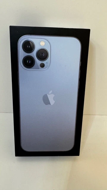 BOITE ORIGINAL APPLE pour IPHONE 13 Pro Max Sierra Blue Bleu 128Gb ...