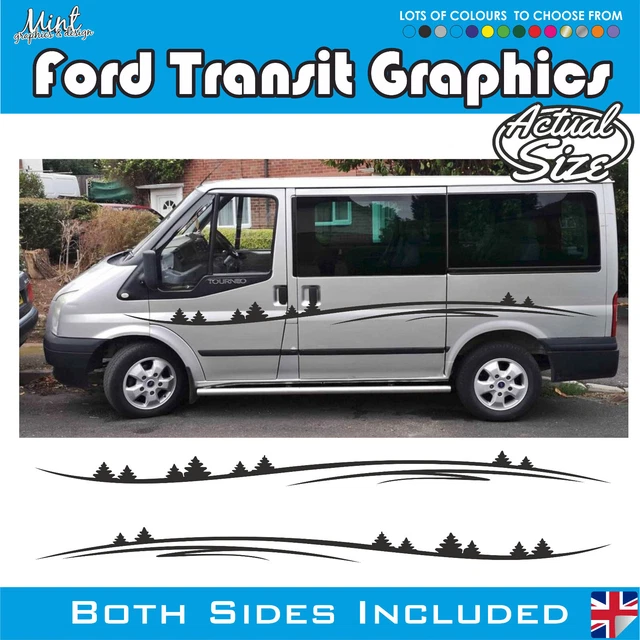 FORD TRANSIT MK7 MWB compatible CAMPER van Motorhome GRAPHICS DECALS ...
