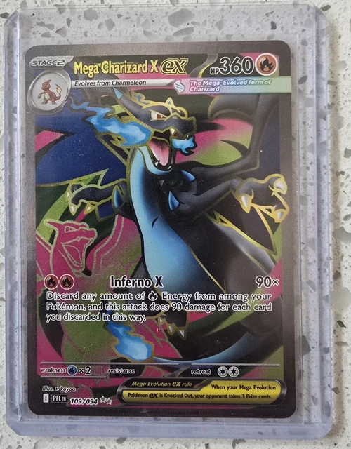 POKEMON MEGA CHARIZARD X ex 109/094 Phantasmal Flames £99.43 - PicClick UK