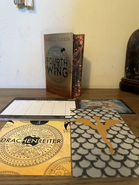 FOURTH WING, REBECCA Yarros, Flammengeküsst, German, Sprayed Edges And ...