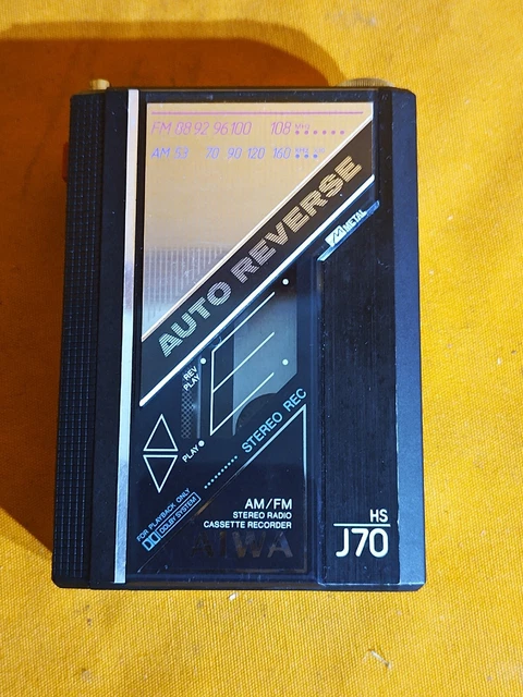 WALKMAN STEREO CASSETTE / Fm,Am Radio / Recorder Autoreverse Aiwa Hs-J70 EUR 225,00 - PicClick DE