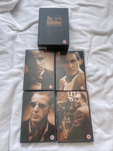 THE GODFATHER DVD Collection Paramount 5-DVD Box Set, 2001 £16.32 ...