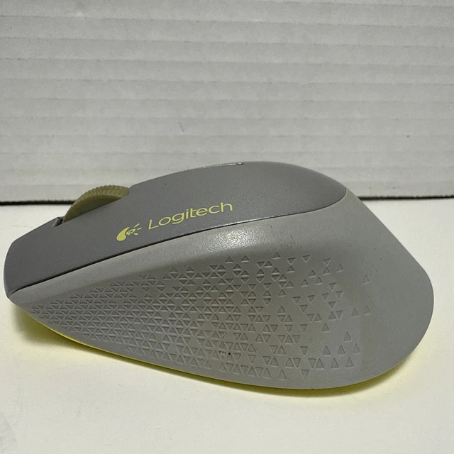 LOGITECH M320 COMFORT Plus Wireless Scroll Mouse-gray With Soft Case VG ...