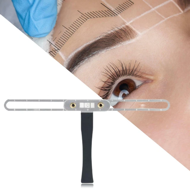 EYEBROW RULER THREE-POINT Positioning Permanent for Eyebrow Tattoo ...