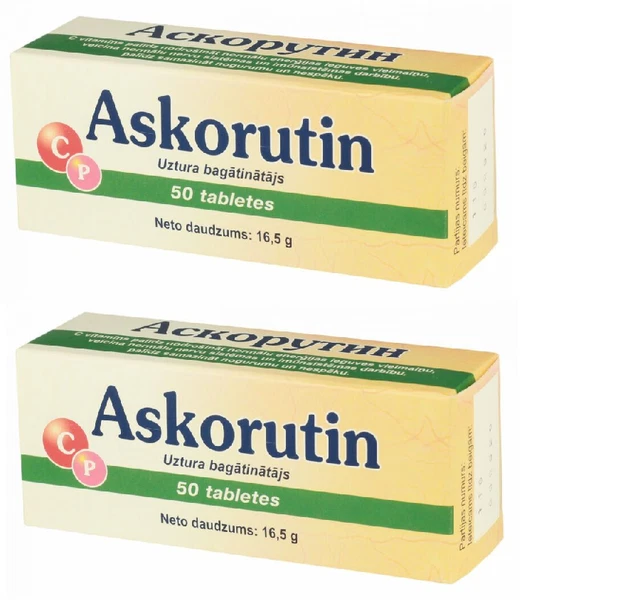 ASKORUTIN ASCORBIC ACID Vitamin C+Vitamin P Ascorutin Rutin Food ...