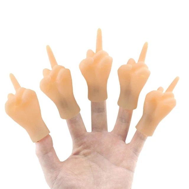 2PCS/SET FUNNY SIMULATION Left Right Mini Hands Puppets Children Toy ...