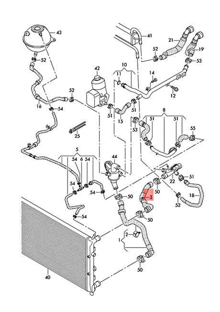 NEW VW SKODA Ameo Polo Derby Vento-Ind Oil Return Line 03L145736Ak ...