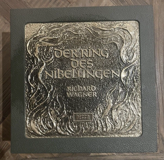 WAGNER DER RING Des Nibelungen Georg Solti Wooden Box NEAR MINT Decca Ring 1-22 EUR 300,00 ...