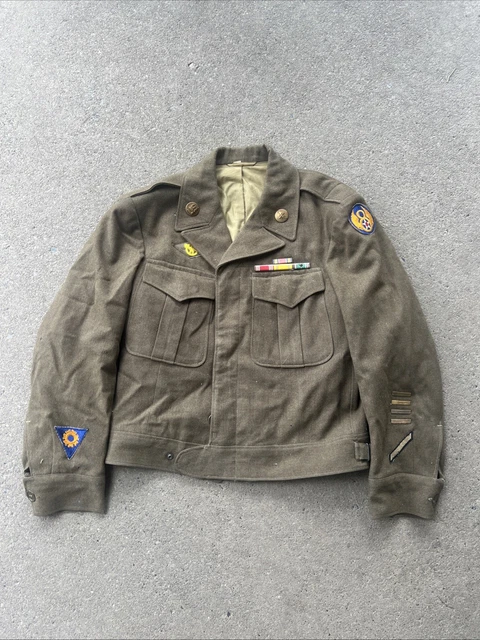 WW2 US 8TH Army Air Force Ike Jacket Named (BB251 £44.62 - PicClick UK