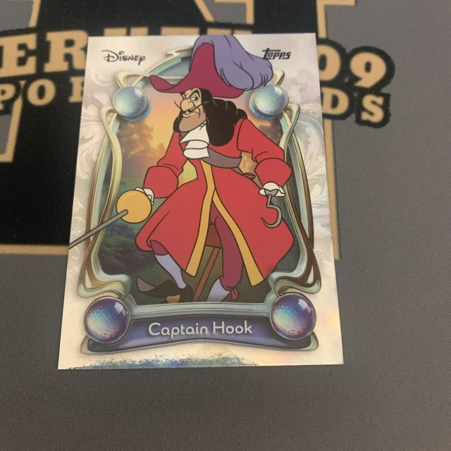 2025 TOPPS DISNEY Wonder Captain Hook Tier 1 Diamante Parallel #26 £6. ...