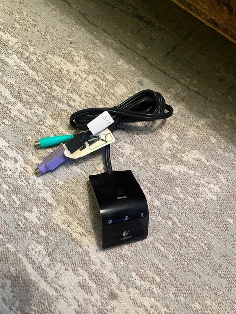 LOGITECH PS2 WIRELESS Keyboard & Mouse Receiver - C-BT44 - MB8O91D £5. ...