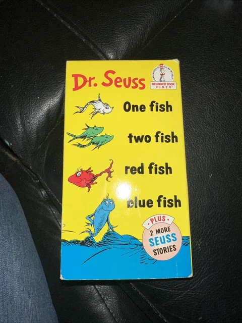 VHS DR SEUSS - One Fish Two Fish Red Fish Blue Fish D6 £3.66 - PicClick UK