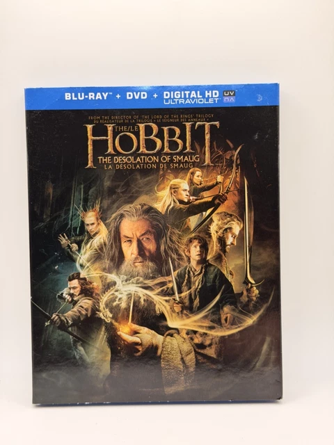 THE HOBBIT: THE Desolation of Smaug (Blu-ray/DVD) Tested and Works £16. ...
