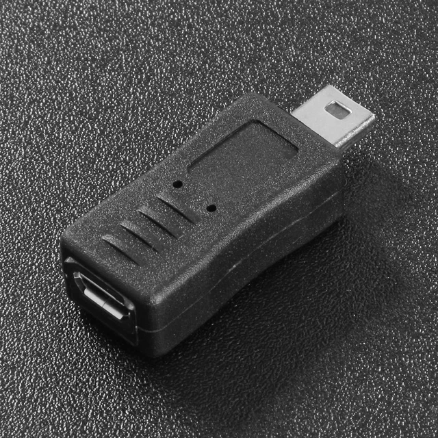 MINI USB 5PIN Male to Micro USB Female T Shape V3 to V8 Adapter ...