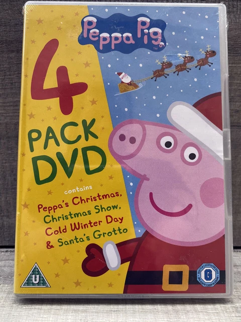 PEPPA PIG 4 DVD Christmas Boxset Cold Winter Day Grotto Nick Jr New ...