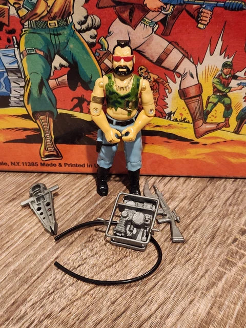 VINTAGE 1985 GI Joe Ripper v1 Enemy Dreadnok 3-3/4" Action Figure ARAH ...