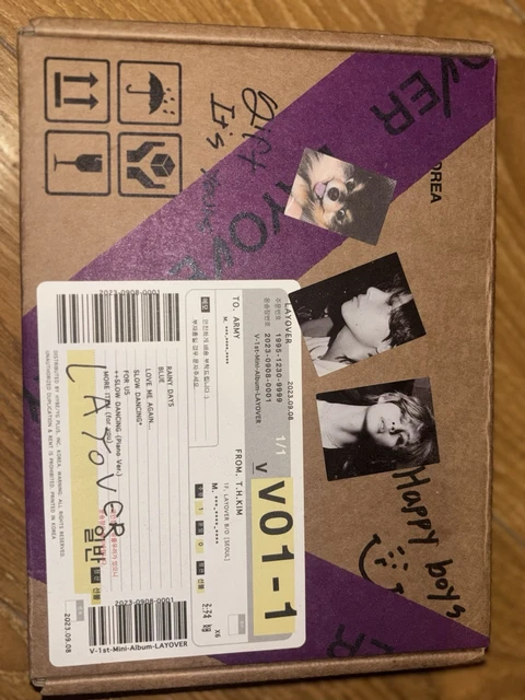 BTS V/TAEHYUNG 'LAYOVER' Album w all inclusions. £26.68 - PicClick UK