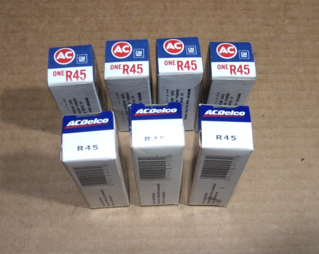 R45 AC Delco GM Spark Plugs New Old Stock -Qty Of 7- R45 $26.62 ...