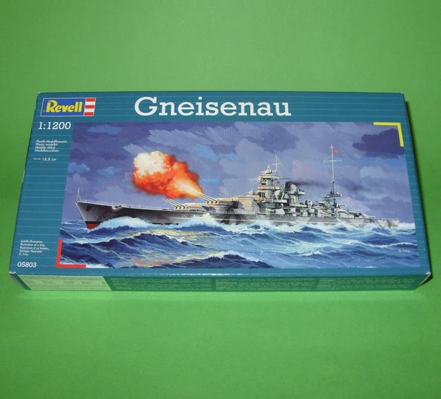 REVELL / 1:1200 Scale German Battleship Gneisenau / Unmade Kit £9.99 ...