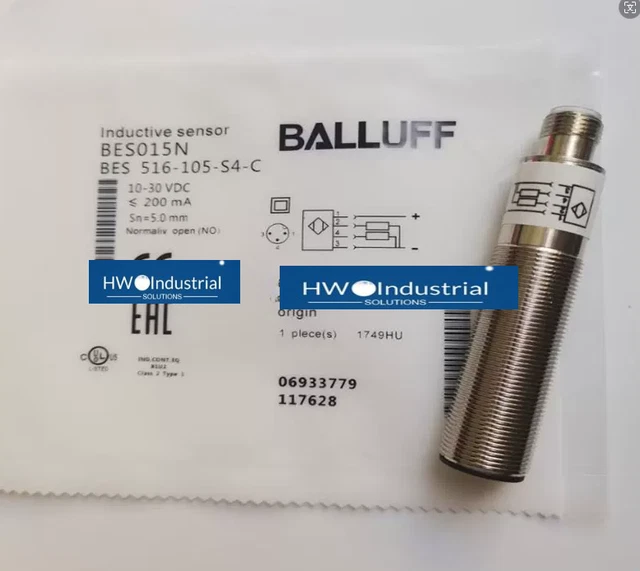 SENSORES ESTÁNDAR INDUCTIVOS BALLUFF BES 516-105-S4-C (BES015N) PNP ...