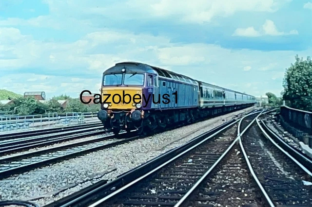 ORIGINAL 35MM BR Class 57 57601 @ Reading Date 10-8-01 REF229 £3.75 ...