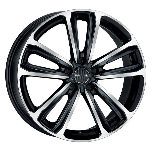 CERCHIO IN LEGA Mak Magma Per Skoda Roomster Scout 6.5X16 5X100 Black ...