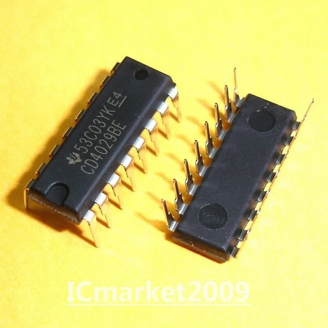 10 PCS CD4029BE DIP-16 CD4029 Presettable Up/Down Counter Chip IC #A6 ...