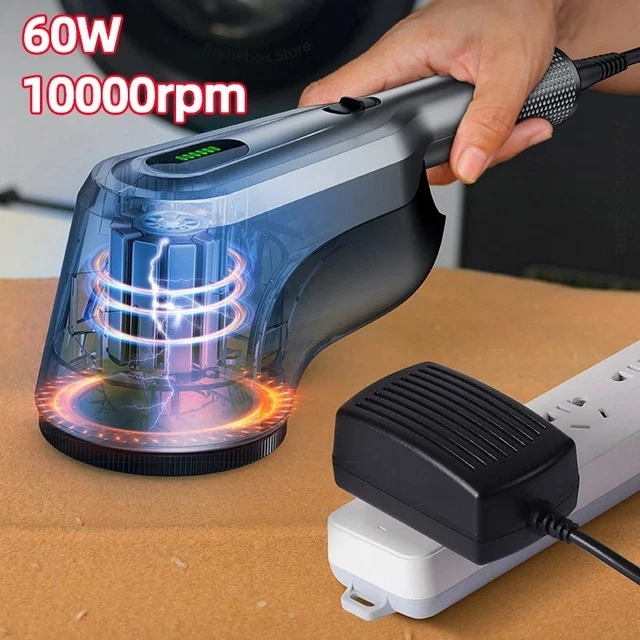 MOST POERFUL ELECTRIC Lint Remover Dual Speed 8000/10000RPM Fabric ...
