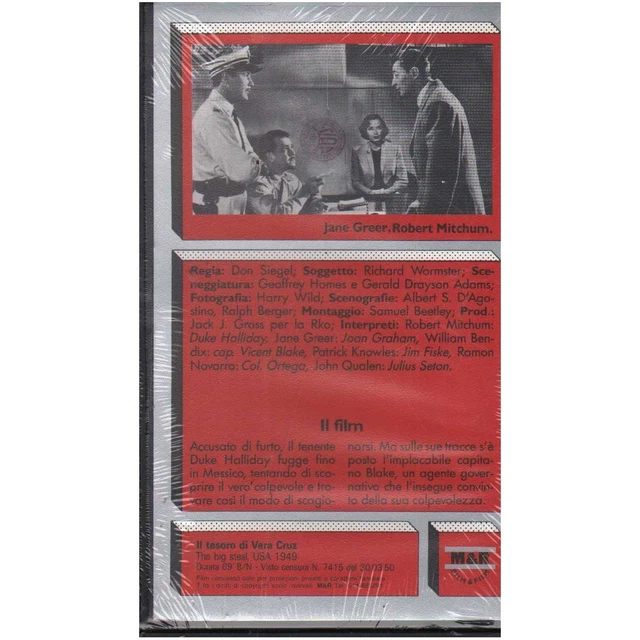 IL TESORO DI Vera Cruz VHS Don Siegel Univideo - MR019 Sigillato EUR 44 ...